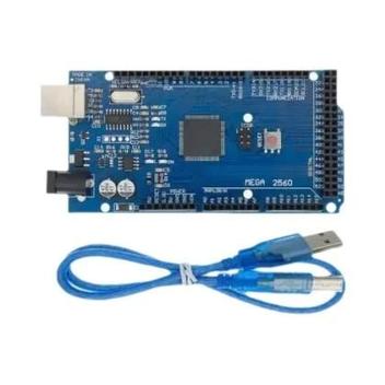 Placa de Desenvolvimento Arduino MEGA 2560 R3 com ATmega2560-16AU e CH340G - Robótica - Magazine ...