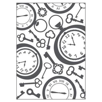 Placa de Emboss TEC - Relevo 2D Elegance 12x18 - Relógios Vintage II ...