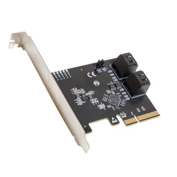 Placa de expansão RAID IO CREST de 4 portas SATA III para PCI-e x2 ...