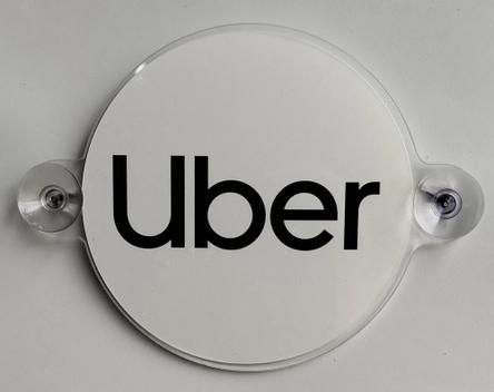 Placa de identificação Uber/99 - Casa do Uberista - Placa de ...
