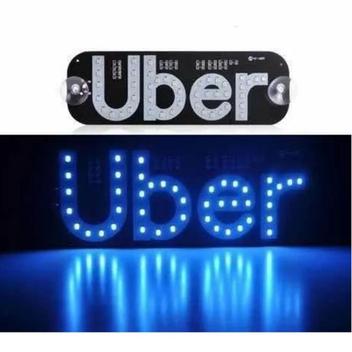 Placa de LED Uber SUPER MODERNO - Altomex - Letreiro / Painel Luminoso ...