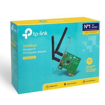Placa de Rede Wireless PCI-E 300Mbps Banda Dupla TL-WN881ND TP-Link ...