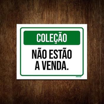 Placa De Sinalização - Coleção Não Estão A Venda (18X23) - Sinalizo.Com ...