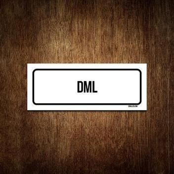 Placa De Sinalização Setor - Dml (30X10) - Sinalizo - Placa de ...