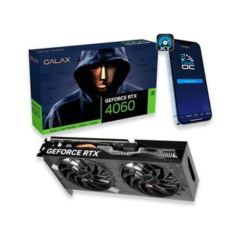 Placa de Vídeo Galax Geforce Rtx 4060 1-click Oc 2x V2, 8gb, Gddr6 ...