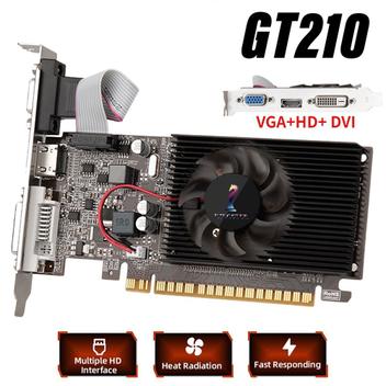 Placa De Vídeo Nvidia Geforce Gt210 1g Pcie X16 2.0 Kingster - Placa de ...