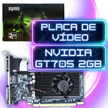 Placa De Video Vga Geforce Gt 705 2gb 64 Bits Ddr3 Revenger - Placa de ...