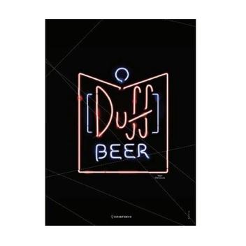 Placa Decorativa de Metal Duff Beer Preta - 30 x 20 cm - UC_STORE ...
