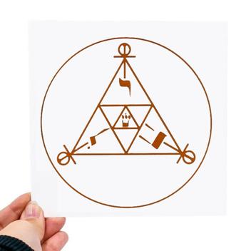 Placa Grafico Scap Cabalístico PVC 15x15cm - Radionica Radiestesia ...