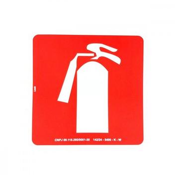 Placa Look 20X20Cm Fotoluminescente (Extintor) - Kit C/5 Pecas ...