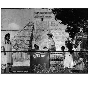 Placa Madeira Coca-Cola Landscape Pyramid P/B - Incasa - Armarinhos ...