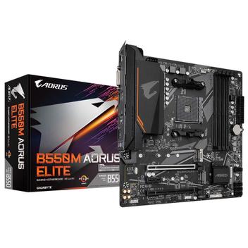 Placa-Mãe Gamer Gigabyte B550M Aorus Elite Am4 Amd Micro-Atx - Placa ...