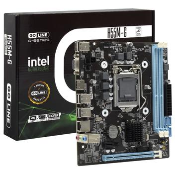 Placa Mãe GoLine GL-H55M-G Socket LGA 1156 / VGA / DDR3 - Placa Mãe ...