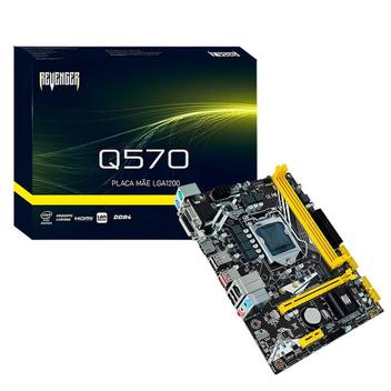 Placa Mãe Intel Lga 1200, G-Q570, Slot M.2 Nvme, Vga, Hdmi - Revenger ...