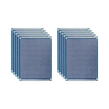 Placa Pcb Azul Protótipo De Placas De Circuito Dupla Face 2x8/3x7/4x6 ...