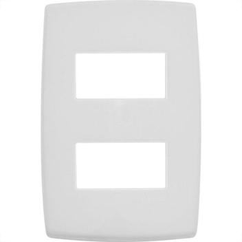 Placa Pial Plus+ Branca 4X2 - 2 Modulos Separados - 618506Bc - GL ...