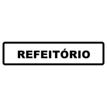 Placa Refeitorio PS37 - Encartale - Placa de Sinalização de Segurança ...
