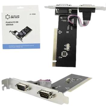 Placa Serial Db9 Rs232 Slot Pci Express Balança Lt P258 - Lotus - Peças ...