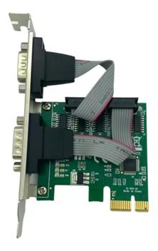 Placa Serial Rs232 2 Portas Serial Db9 Pci-e Express X1 - feasso ...