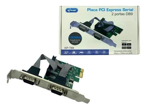 Placa Serial Rs232 2 Portas Serial Db9 Pci-E Express X1 - Macrilan ...