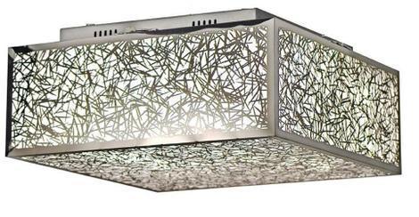 Plafon Apolo Inox Quadrado Para Led 40 X 40 Cm - Dlight - Plafon ...