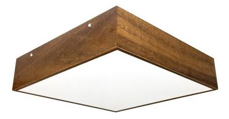 Plafon Box Em Madeira Imbuia 20cm - FRLIGHT - Plafon - Magazine Luiza