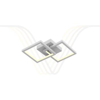 Plafon de Led Double 2 Aros Quadrado 20W - Luzes do Vale - Painel de ...