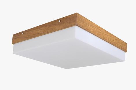 Plafon Em Madeira Louro Freijó 35cm - FRLIGHT - Plafon - Magazine Luiza