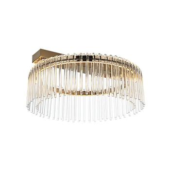 Plafon Nordecor Gouli 2894 50Cm Led Bivolt Ouro Brilho - MBLED/NORDECOR ...