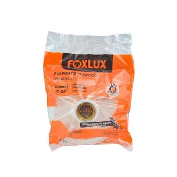 Plafon Pp Bocal Porcelana Branco 100W Foxlux C10 - Plafon - Magazine Luiza