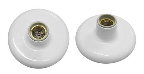 Plafon Pp Bocal Porcelana Branco 100w Ilumi - Plafon - Magazine Luiza