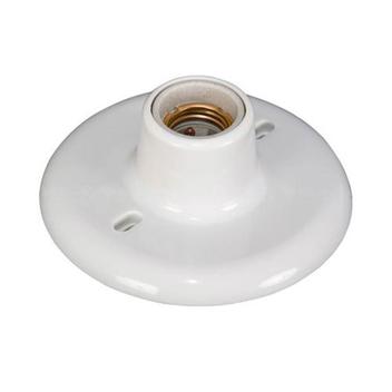 Plafonier Bocal Porcelana 100W Soquete E27 Branco - OPL - Plafonnier ...