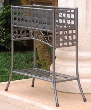 Plant Stand International Caravan Iron Retangular de 2 camadas ...