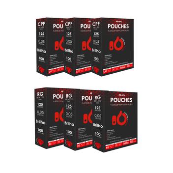 Plastico Plastificação 600 Grafity 3 Cento Rg E 3 Cento CPF 0,05mm 125 ...