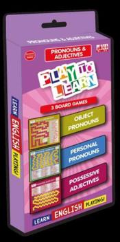 Play To Learn - Pronouns & Adjectives - 3 Board Games - Brinquedos ...
