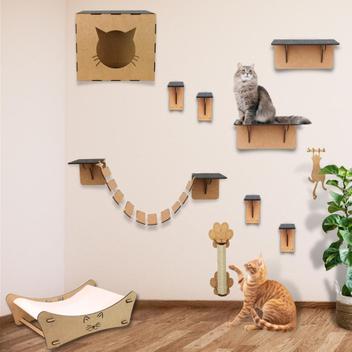 Playground para Gato Brinquedo Pet Bichano Parquinho de Gatos ...