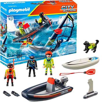 Playmobil City Action Resgate na Água com Cachorro - Sunny 70141 ...