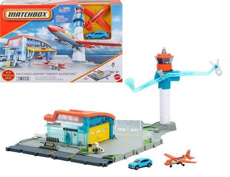 Playset Action Aventura No Aeroporto 2025 Matchbox - Playsets - Magazine Luiza