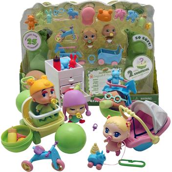 Playset Nature Bound Pea Pod Babies Giant com 25 peças (3 ou mais ...