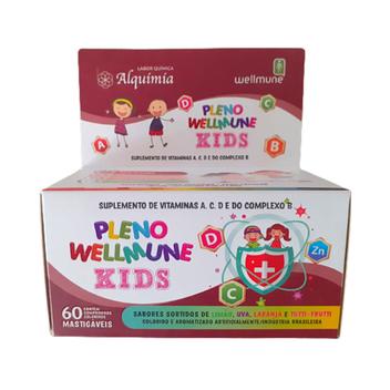 Pleno Wellmune Kids 60 Comprimidos Mastigáveis Tutti-Frutti - Labor ...