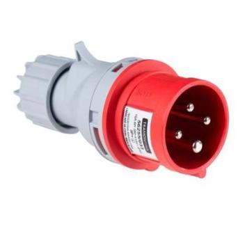 Plug 3P T N 415V/16A/6H Cor: Vermelho Ref: 56255034 -TRAMONTINA - Plugs ...