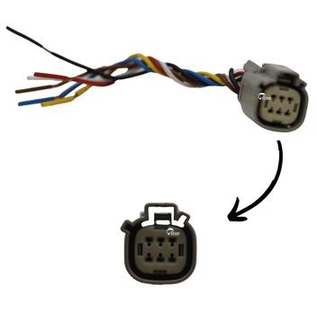 Plug 6 Vias Conector Injeção Eletrônica Da Linha Ford - TC - Plugs e ...