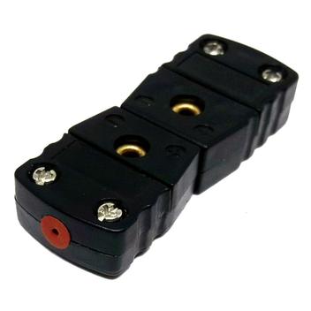 Plug Conector Termopar Tipo J Macho e Fêmea - 20 x 52 x 9 mm - 10 g ...