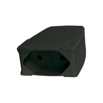 Plug Fêmea Prolongador 20A 250V 2 Pinos Pial - Preto - Pial Legrand ...