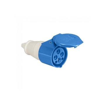 Plug Industrial Fêmea 16A 3P+T 9H 220V Azul Weg - Plugs e Adaptadores ...