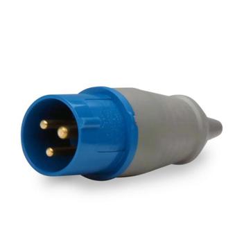 Plug Industrial Soprano 2P+T IP44 6H 16A 220240Vca Azul - Plugs e ...
