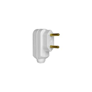 Plug Macho 2 Polos 10A C Saida Lateral Pial Legrand 615900 - Plugs e ...