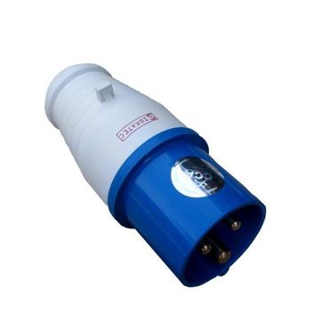 Plug Macho 2P+T 32A 220V 6H Azul - SIBRATEC - Plugs e Adaptadores ...