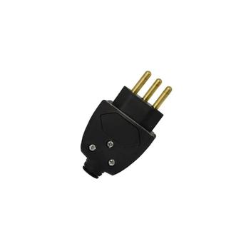 Plug Macho Versatil 90 2P+T 10A Preto Pial Legrand 615852 - Plugs e ...