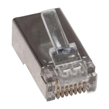 Plug Modular RJ-45 Macho CAT6 Blindado 7881162 Rohdina - Hammer - Plug ...